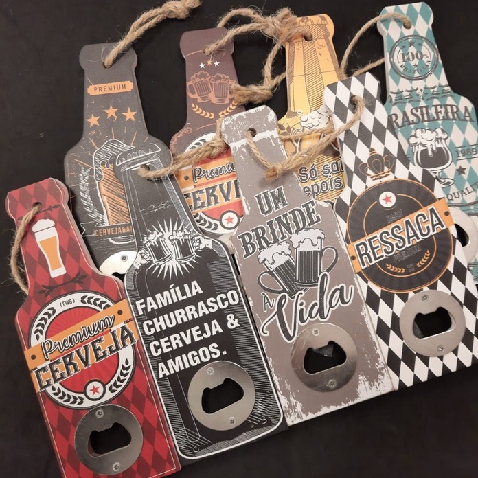Abridor de Garrafas Beer - Formato de Garrafa - Ideal para presente ...