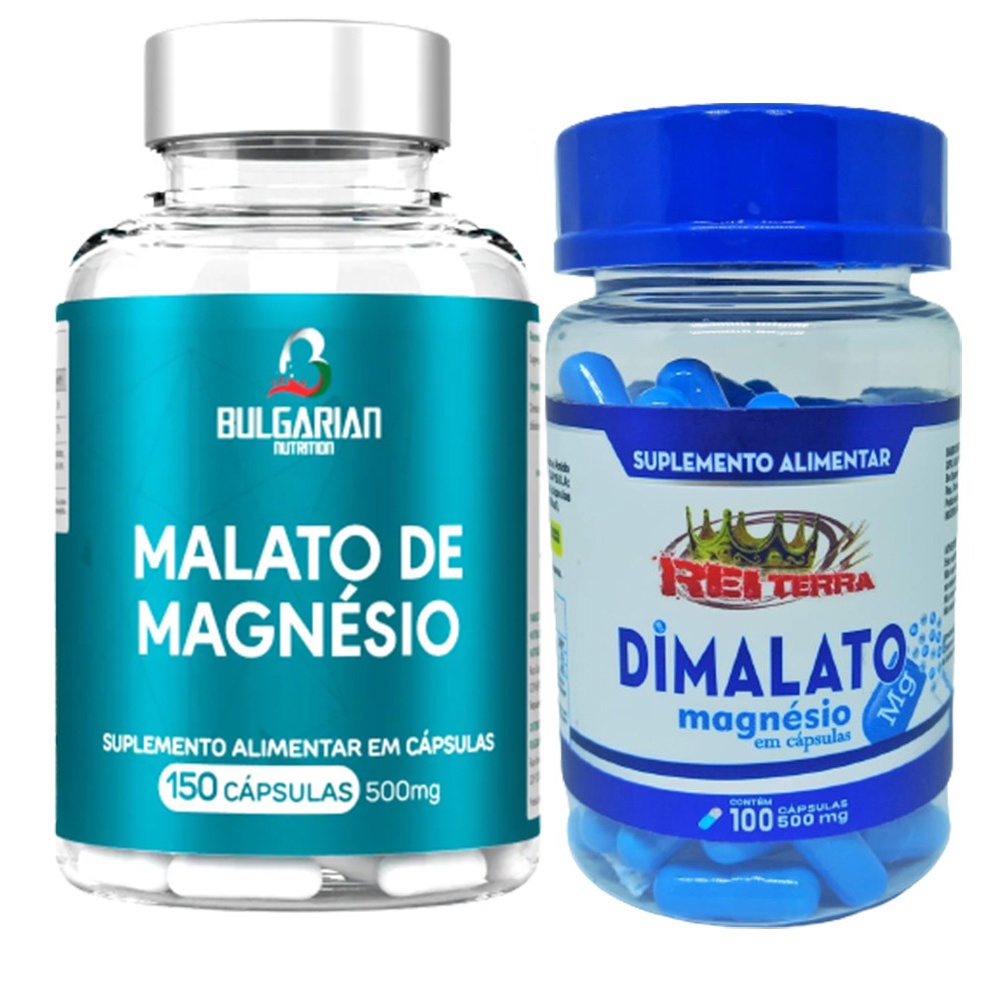 Suplemento Magnésio Dimalato (Malato) em Cápsulas Escolha o Seu ...