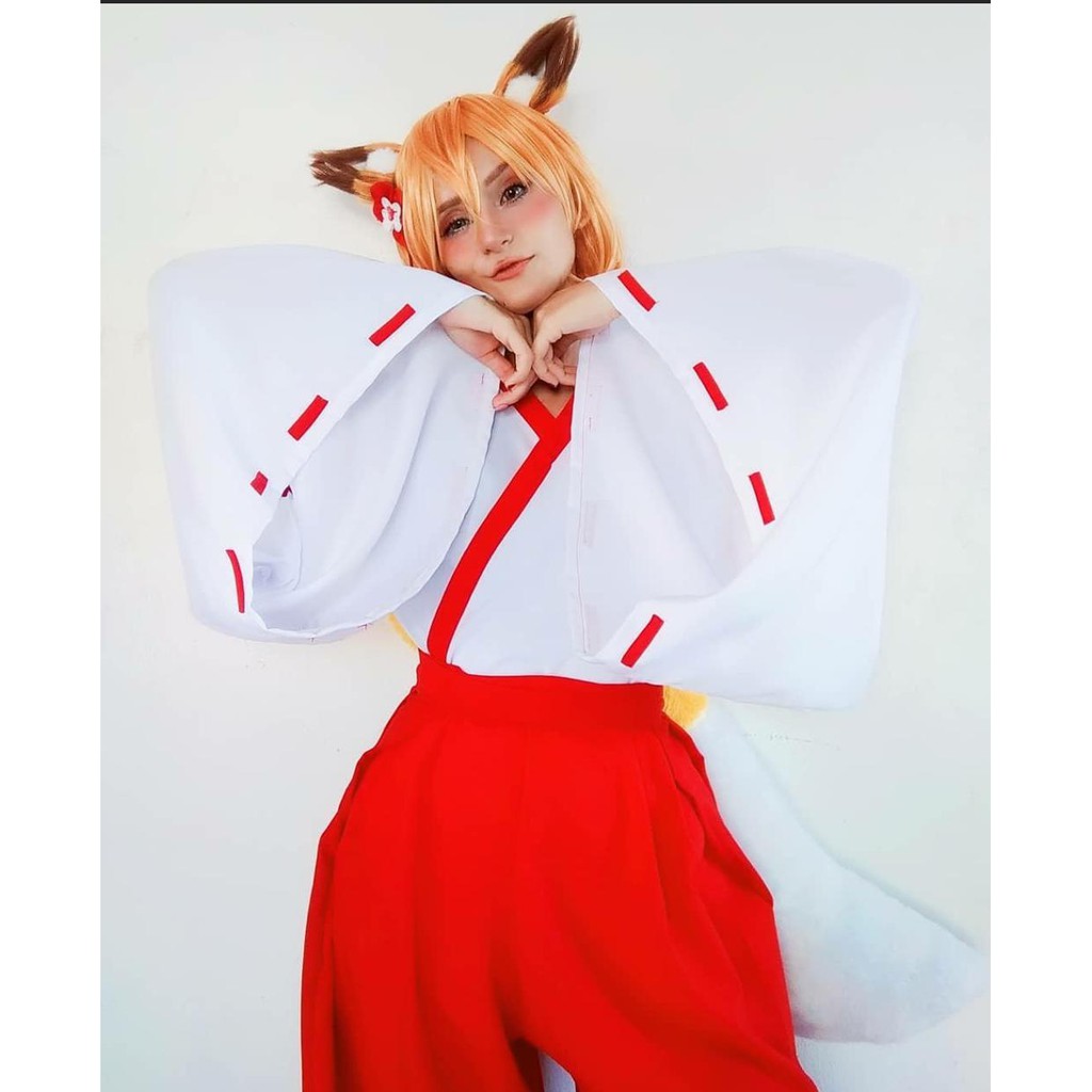 COSPLAY Kitsune Senko kimono e yukata oriental gueixa Senko-san ...