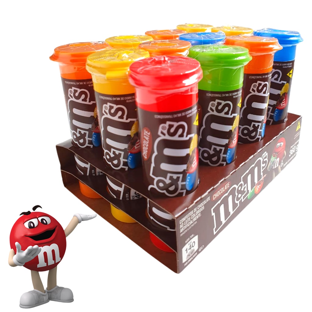 chocolate mms /chocolate M&Ms// M&Ms tubo/caixa M&Ms/chocolate confeito ...