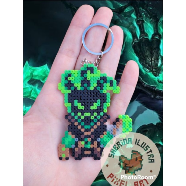 Chaveiro / Imã / Totem decorativo Thresh Suporte de League of Legends ...