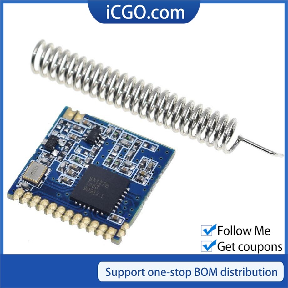 433MHz LoRa SX1278 Módulo Sem Fio De Longo Alcance RF DRF1278F Para ...