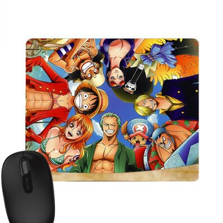 Mouse Pad One Piece Tamanho 22x18cm Luffy Zoro Sanji Nami Nico Robin ...