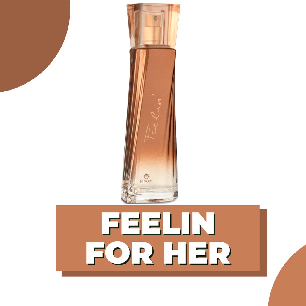 Perfume - Feelin For Her - Hinode 100ml | Shopee Brasil