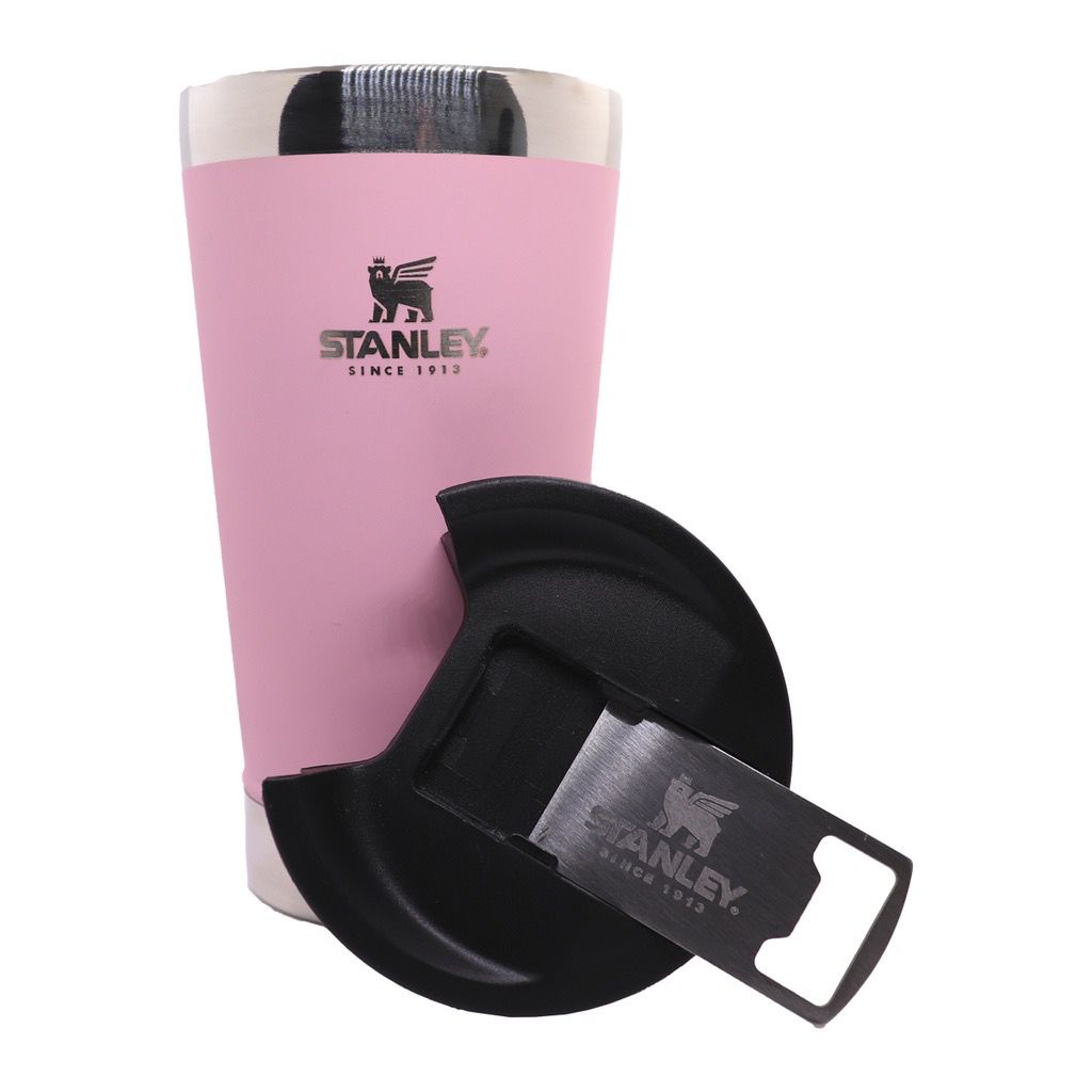 Copo Stanley 473ml Rosa com Tampa e Abridor Promoção | Shopee Brasil