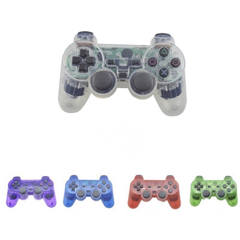Controle Com Fio Playstation 2 e 1 Transparente Joystick Dualshock2 ...