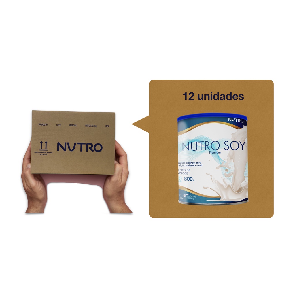 Nutro Premium Soy - Lata 800g - Caixa Com 12 Unidades | Shopee Brasil