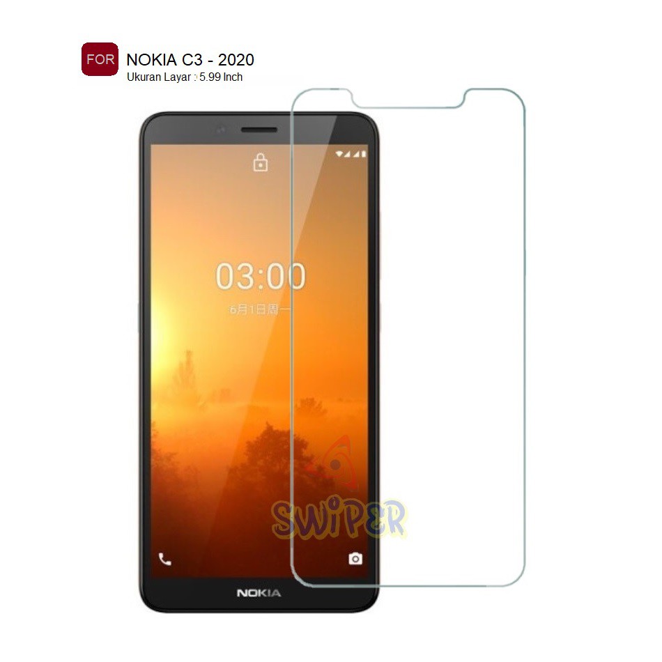 Vidro Temperado NOKIA C1 | C2 C3 C1 PLUS Tela Guarda De Transparente ...