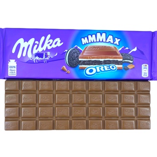 Chocolate Milka Oreo MMMAX barra de chocolate ao leite recehada de Oreo ...