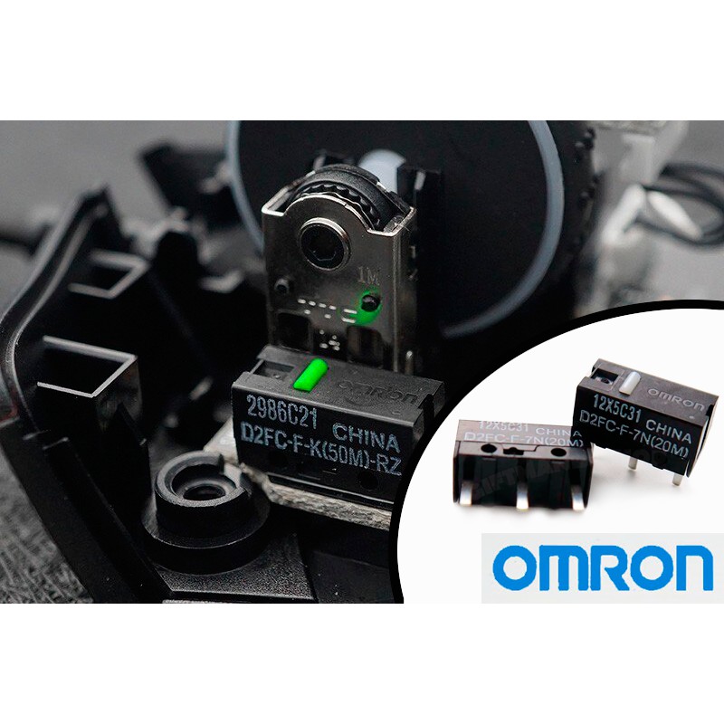 Micro-Switch OMRON Modelos de botão para Mouse D2FC-F-7N / D2FC-F-K(20M) / D2FC-F-K(50M) / D2FC ...