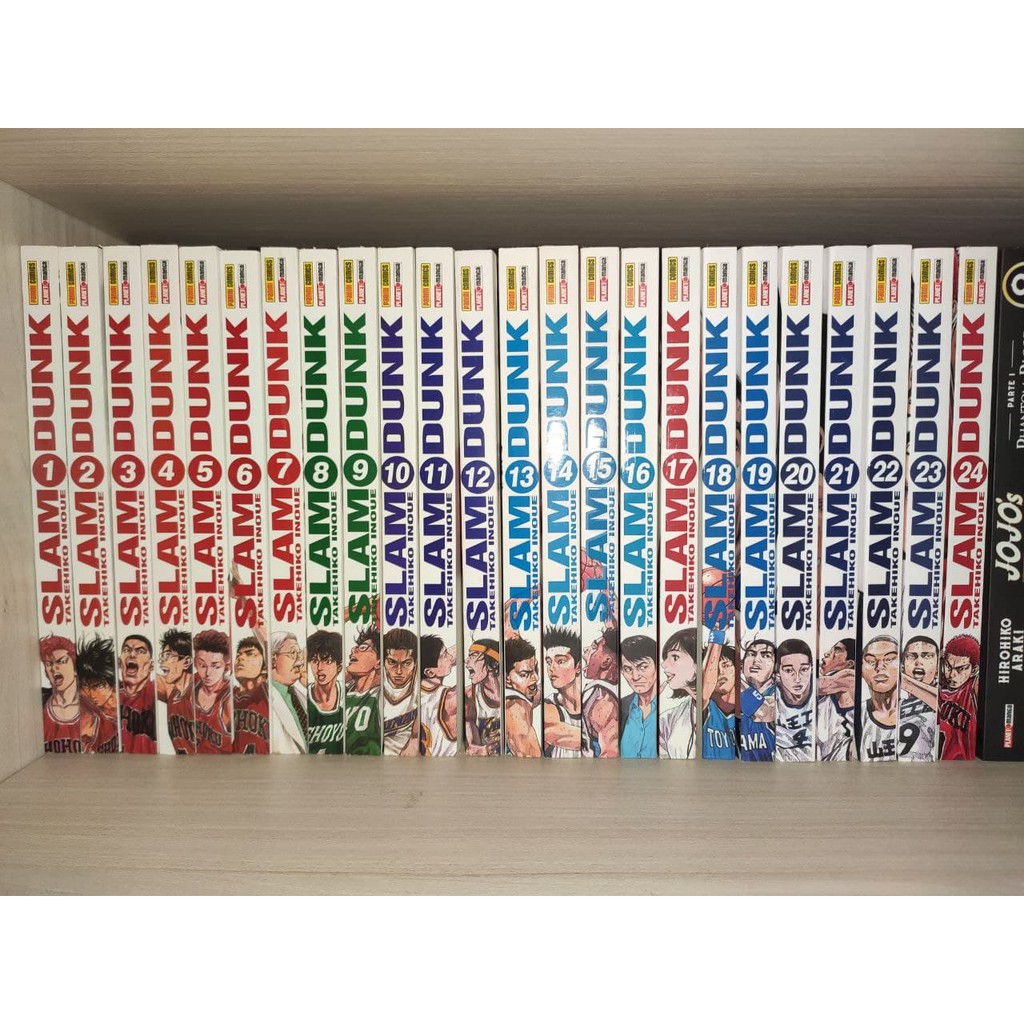 Coleção Mangá Slam Dunk Completa (24 volumes) da Editora Panini ...