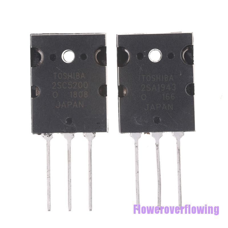 Transistor De Potência Flbr 1 Par 2sa1943 & 2sc5200 Pnp | Shopee Brasil