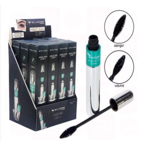 Máscara Para Cílios Rimel 2 em 1 Bella Femme | Shopee Brasil