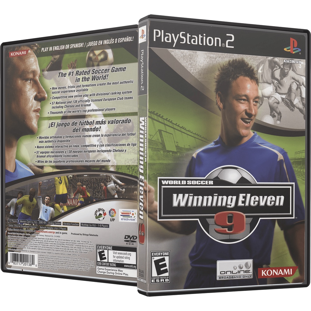 World Soccer Winning Eleven 9 (USA) para ps2 | Shopee Brasil