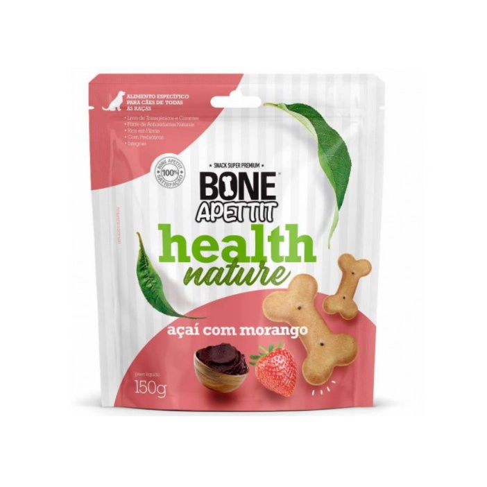 Petisco Biscoito Bone Apettit Health Açaí Com Morango Pet | Shopee Brasil