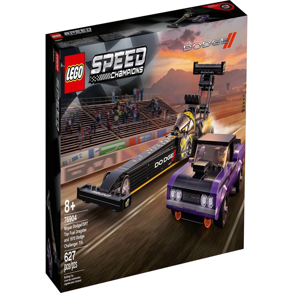 Lego Speed Mopar Dodge Dragster 1970 Dodge Challenger 76904 | Shopee Brasil