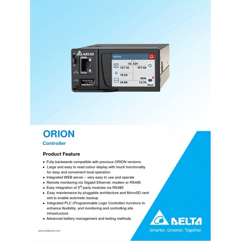 Modulo Controlador Delta Orion Id E1 (18-60v 1.5A) | Shopee Brasil