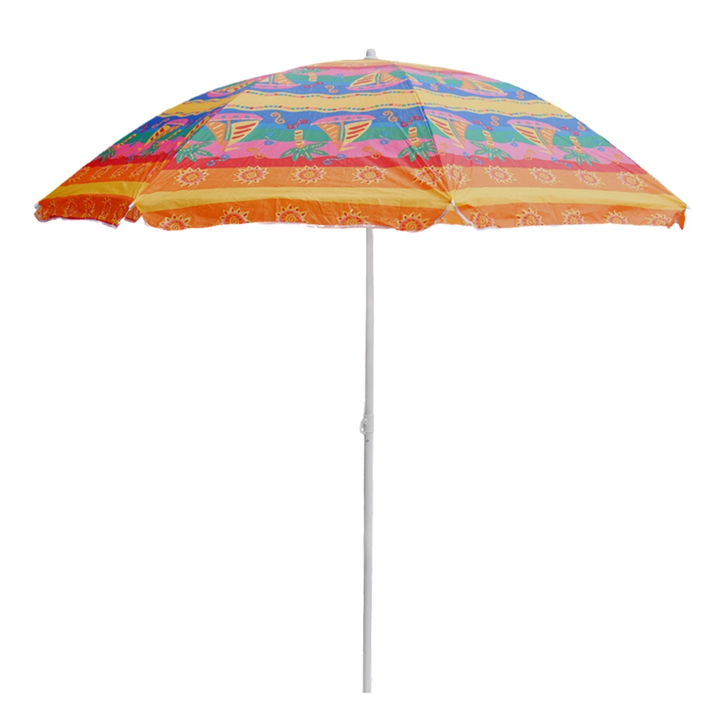 Guarda Sol de Praia Grande Sombreiro Piscina Camping Pesca Aluminio 2 ...