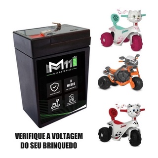 Bateria Selada Agm 6v 4ah First Fp640 - Nova E Original | Shopee Brasil