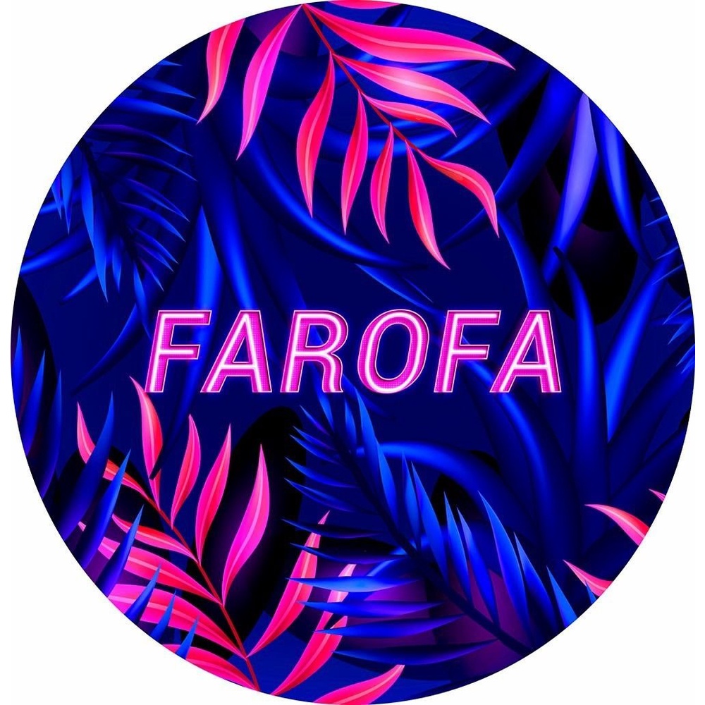 Painel Redondo Tecido Sublimado 3D Farofa WRD-5960 | Shopee Brasil