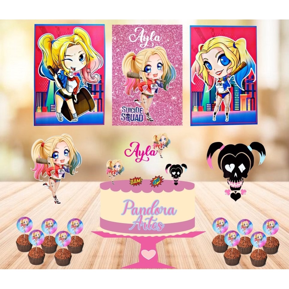 Kit Festa Arlequina | Shopee Brasil