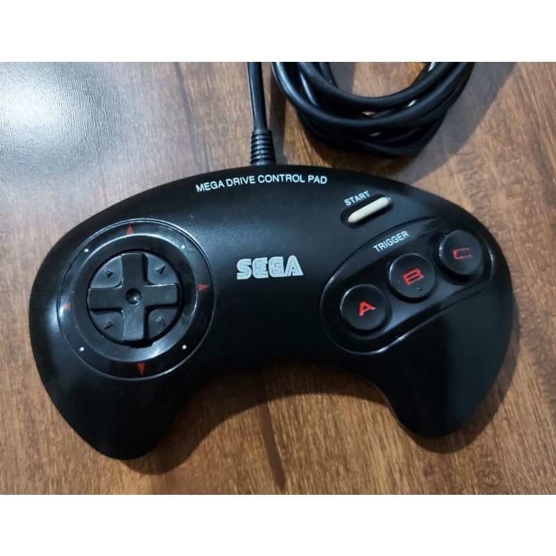 Controle Mega Drive Original 3 Botões Tectoy Sega Manete | Shopee Brasil