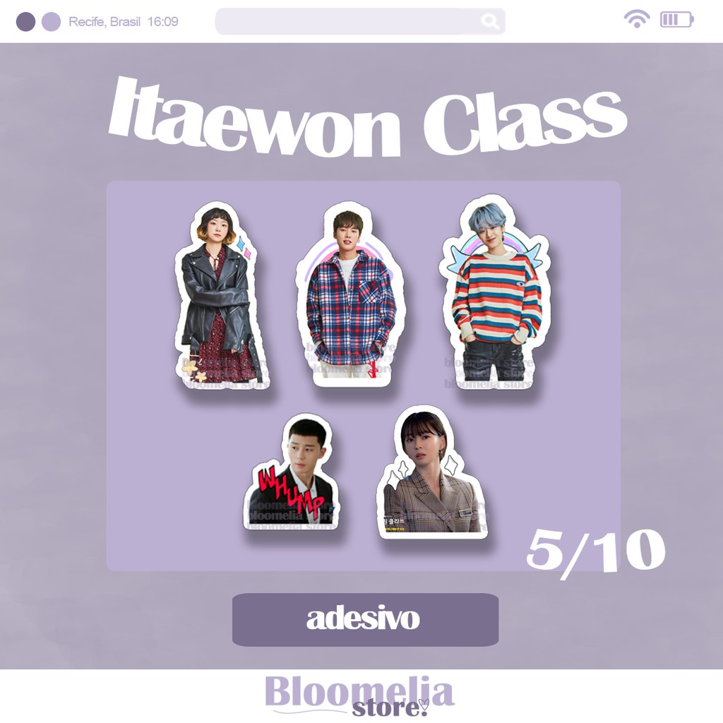 10 Adesivos/Stickers Itaewon Class | Drama Coreano Dorama Kdrama | Park ...