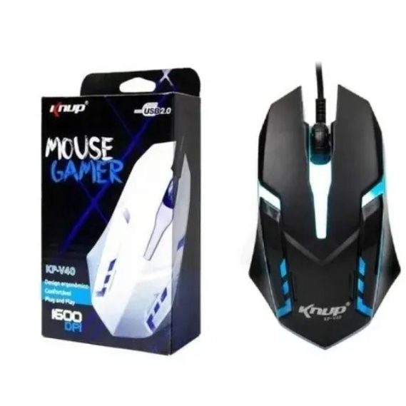 MOUSE GAMER KNUP KP-V40 | Shopee Brasil