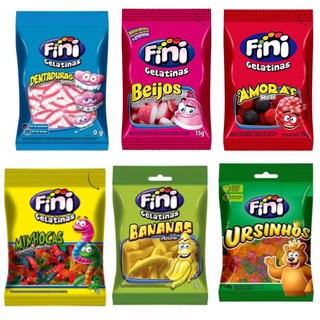Kit com 15 pacotes Fini Sabores Variados | Shopee Brasil