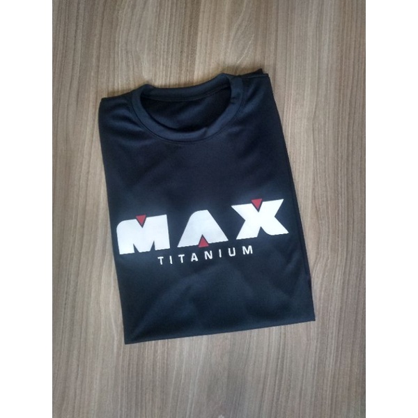 Camisa camiseta dry fit max titanium + brinde | Shopee Brasil