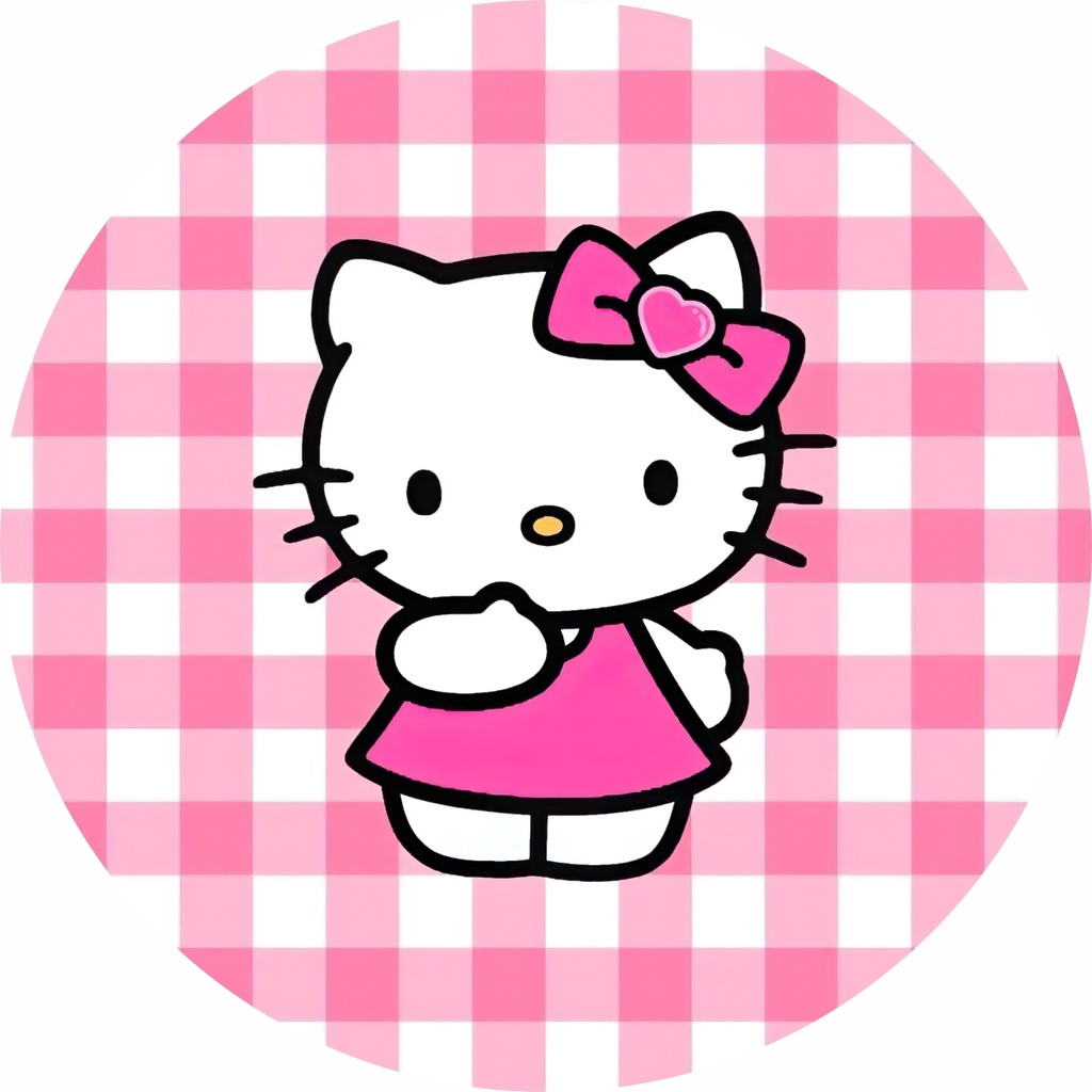 Painel Redondo Hello Kitty | Shopee Brasil
