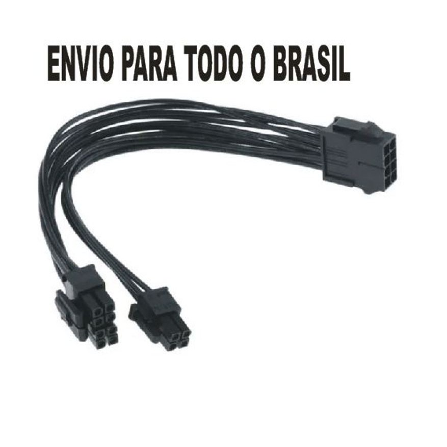 Adaptador Conector Atx, Cpu 8 Pinos Para 8 + 4 Pinos - Escorrega o Preço
