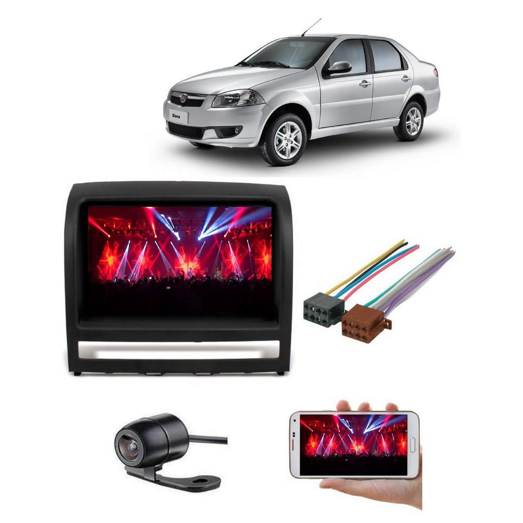 Mp5 Central Multimidia Moldura 2 Din Siena 2007 2008 2009 + Camera ...
