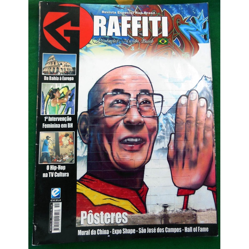 Revista Rap Brasil Especial Graffiti 44 - Com Os Pôsteres | Shopee Brasil