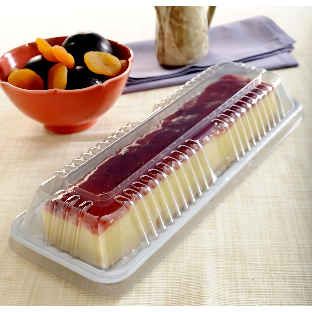 10 embalagem rocambole Torta / Bolo Fatia - 0,40kg (preta)Ref.: G 63M ...