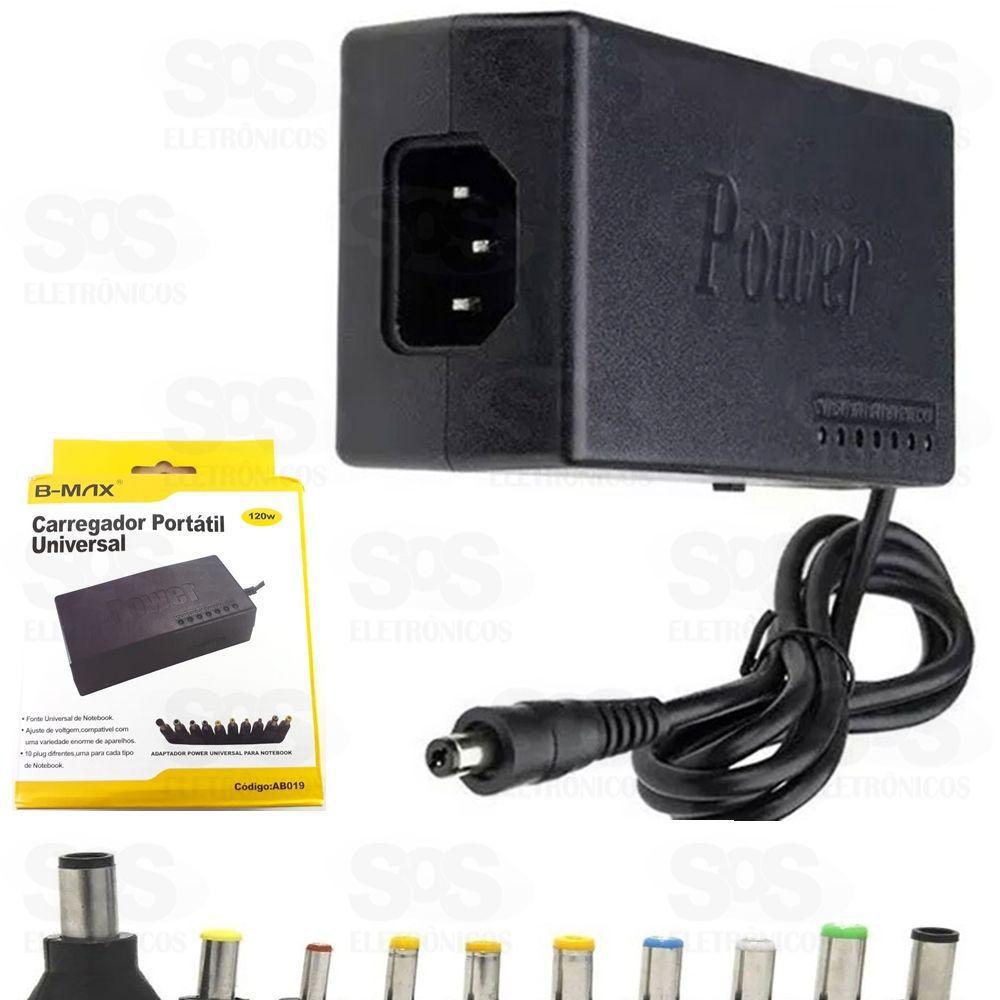 Carregador Universal Notebook 10 Pinos B-Max :AB019 | Shopee Brasil