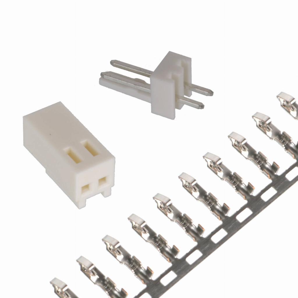 50 Kits Conector Alojamento Terminal Kk 2,54mm 2 Vias 180 - Escorrega o ...