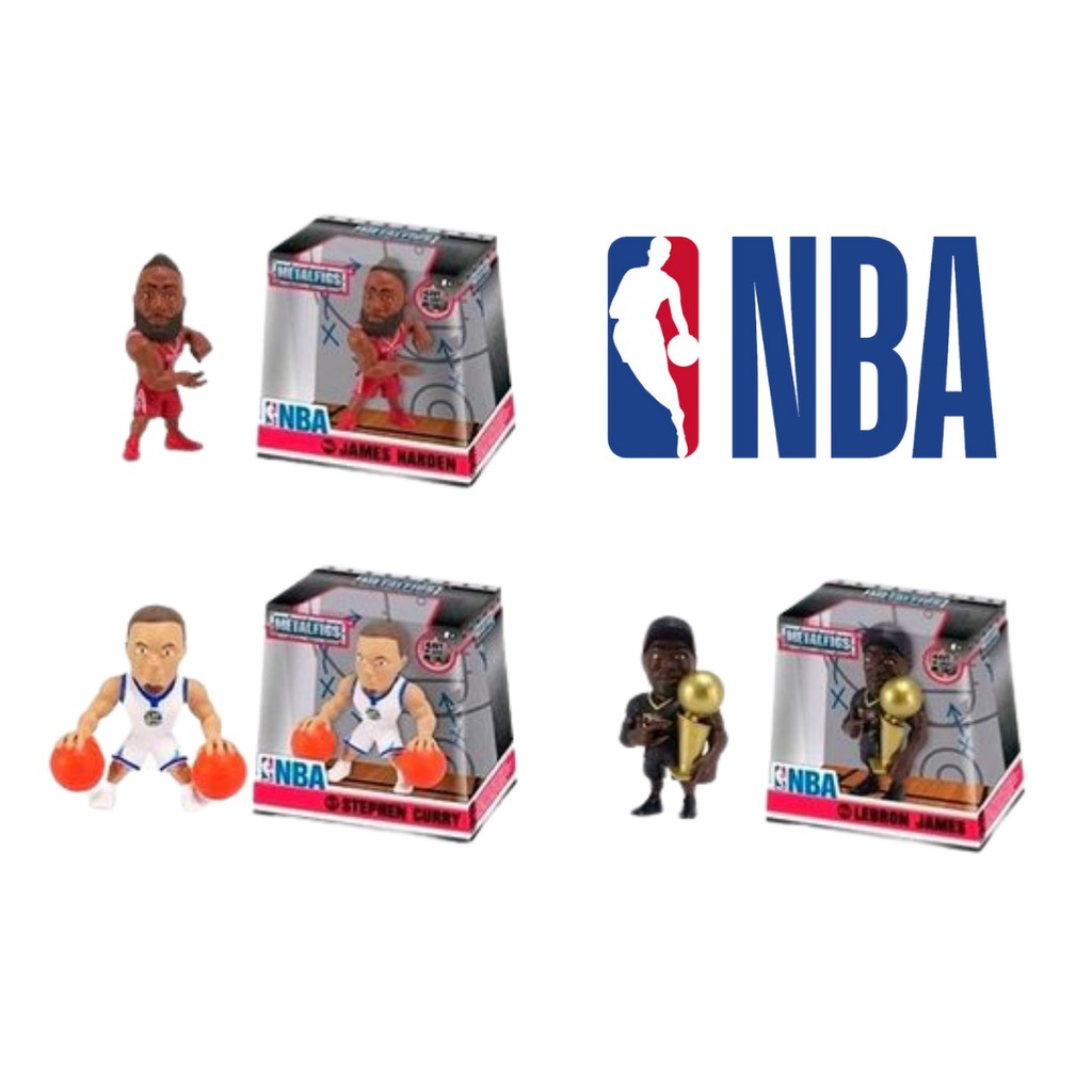Bonecos Metalfigs NBA Lebron James Stephen Curry James Harden | Shopee ...