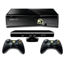 Microsoft Xbox 360 + Kinect Slim 4GB Standard cor matte black . . . - | Shopee Brasil