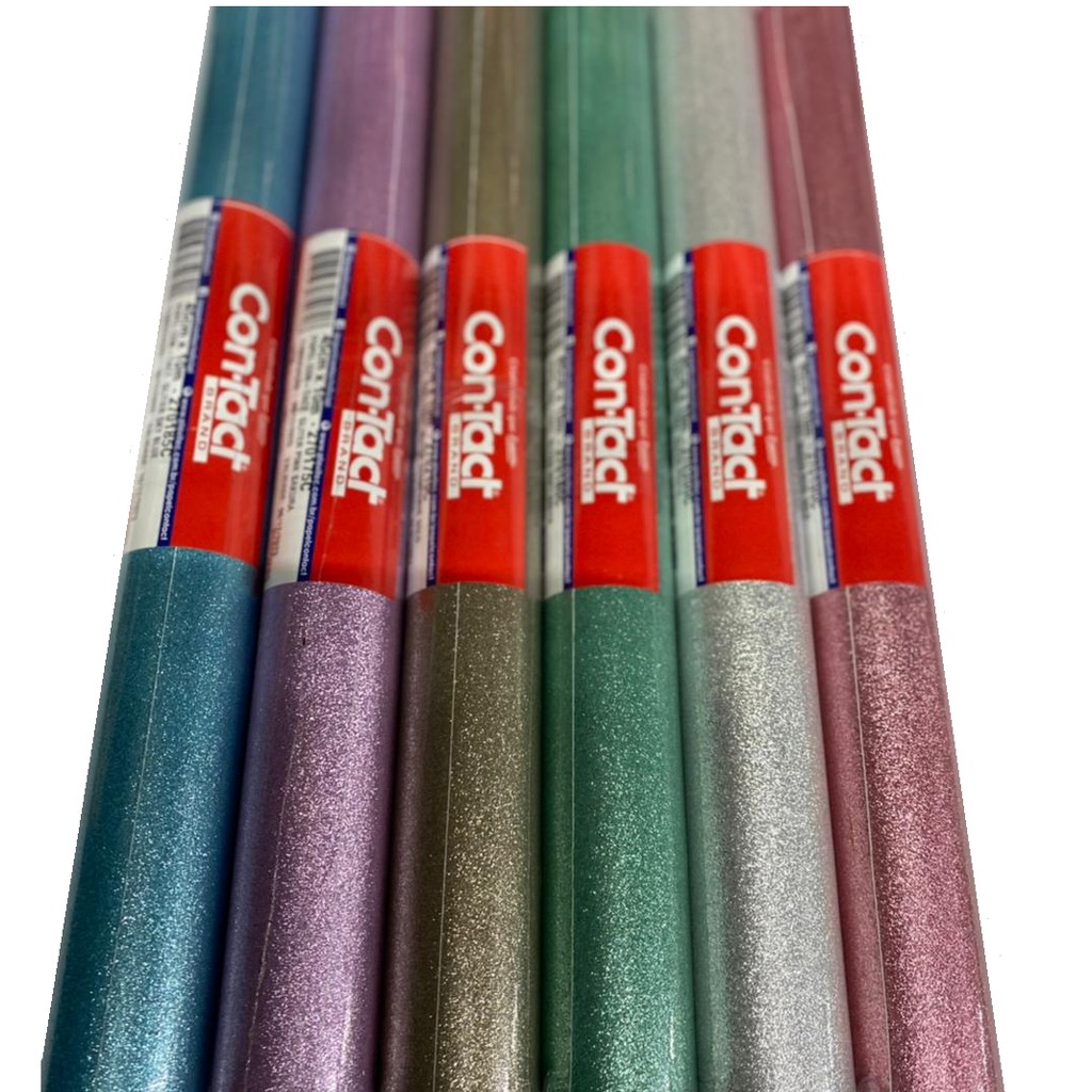 Papel Contact Adesivo Plástico Com Glitter e Holográficos - Varias ...