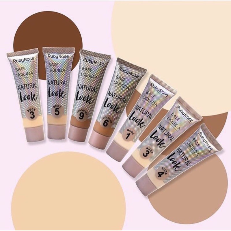Base Natural Look Ruby Rose | Shopee Brasil