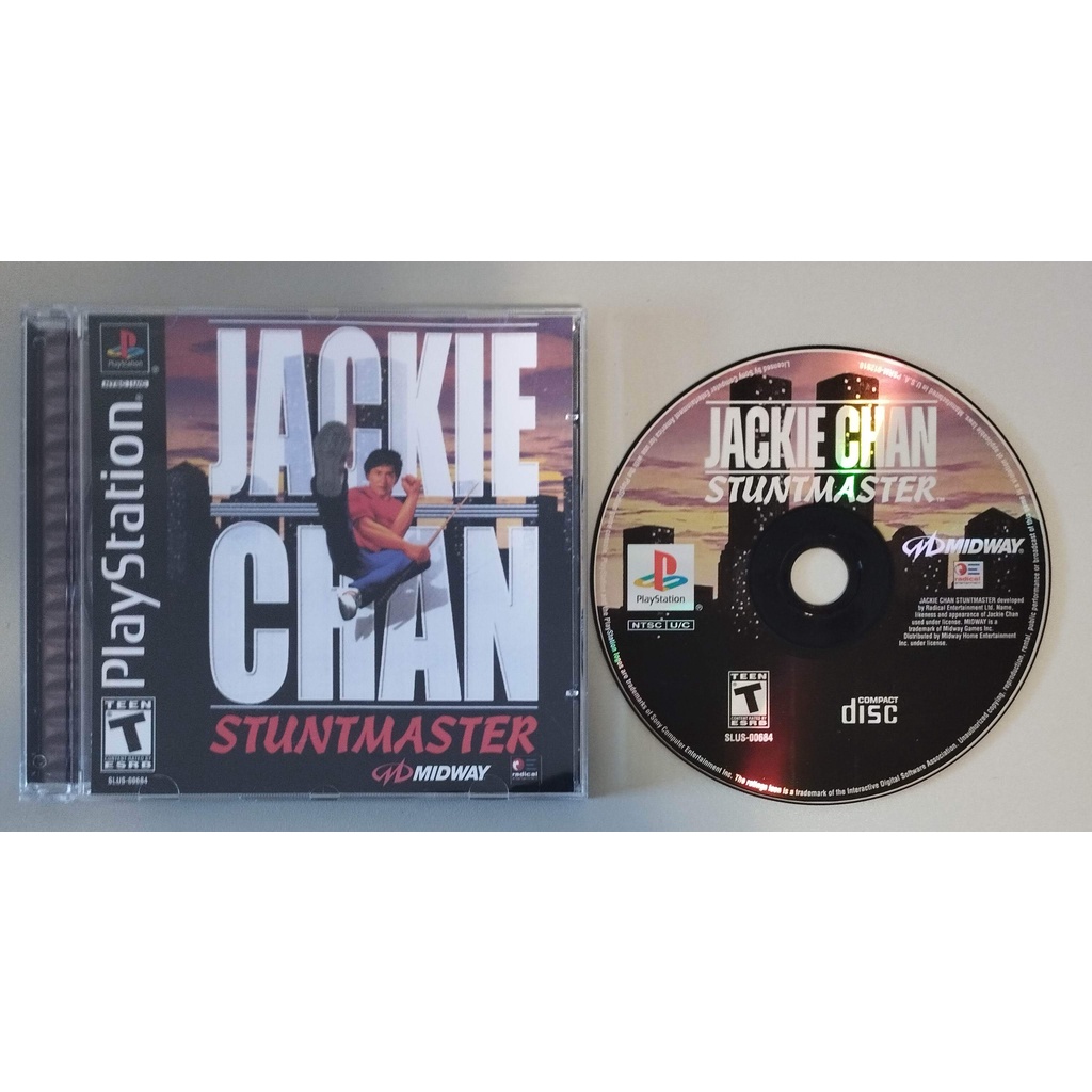 PS1 - Jackie Chan Stuntmaster (mídia preta) - Leia - Escorrega o Preço