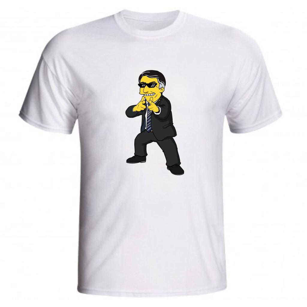 Camiseta Bolsonaro Simpsons mito | Shopee Brasil