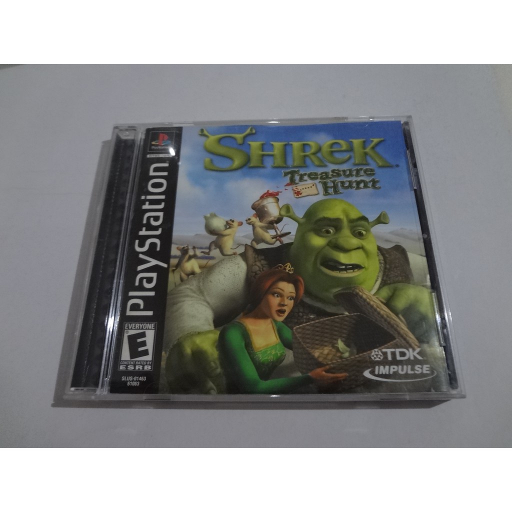 Shrek Treasure Hunt Playstation 1 Original PS1 #2044 | Shopee Brasil