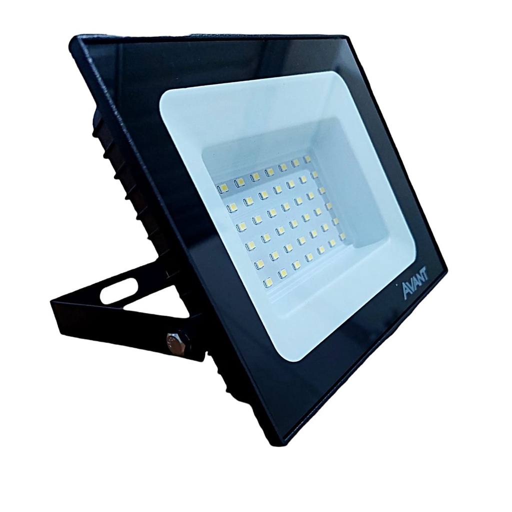 Refletor Led Slim 50W Bivolt Branco Frio 6500k Avant | Shopee Brasil