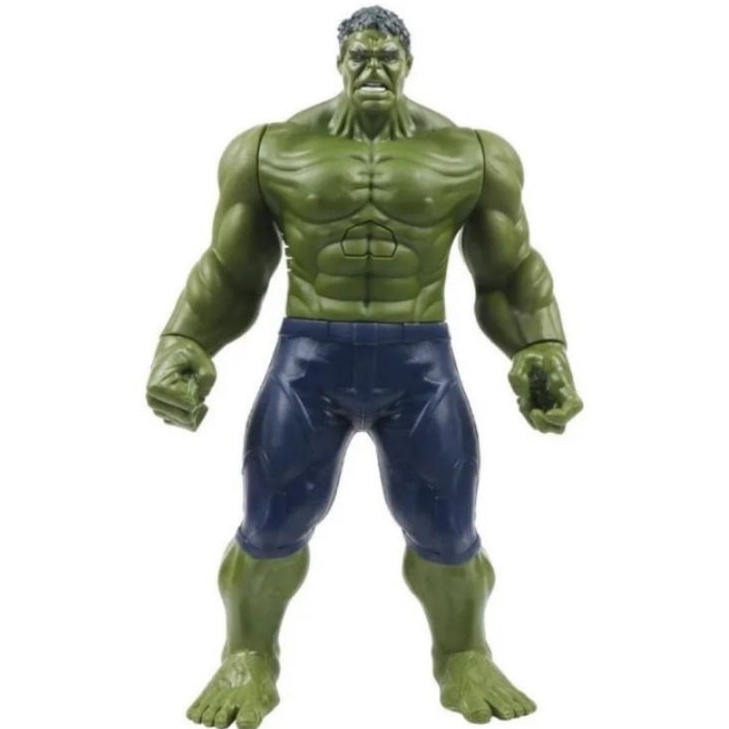 Boneco Hulk Grande Avengers Vingadores 30cm Articulado Brinquedo ...