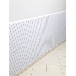 placas de pvc em 3d modelo ripado autoadesiva 22 un | Shopee Brasil