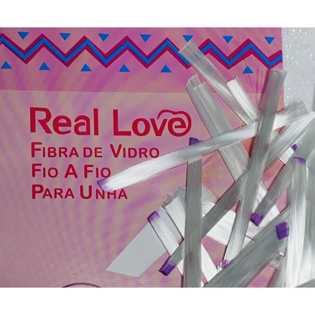 Fibra Fio a fio REAL LOVE C25 Un Tufos Fibra de Vidro | Shopee Brasil