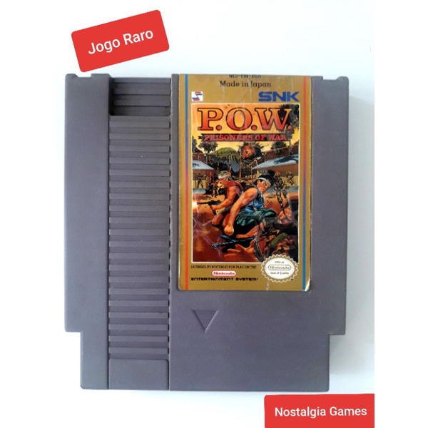 Jogo P.o.w Prisoners Of War Snk Original - Nintendinho-nes | Shopee Brasil