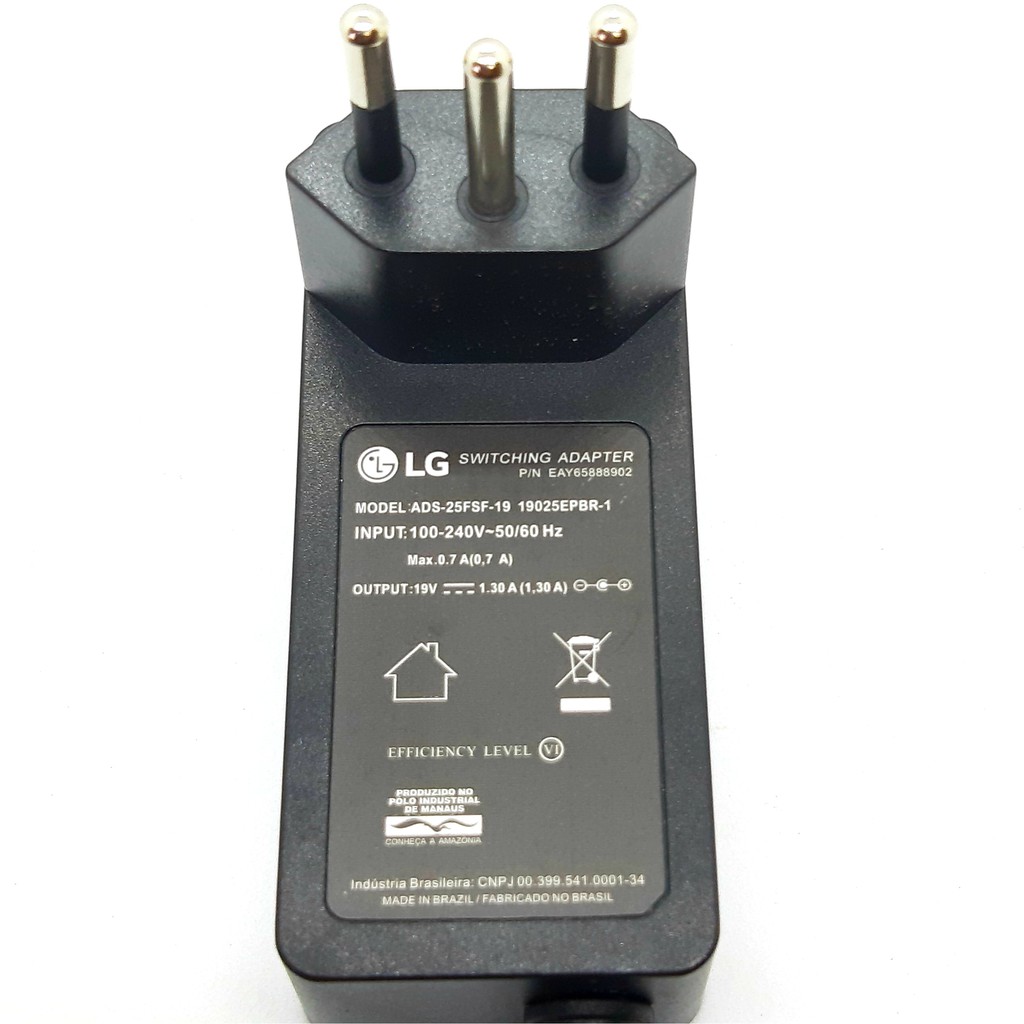 Fonte Monitor LG 12v Lcd Led Flatron W2230 E2250 E2350 E2060 ...